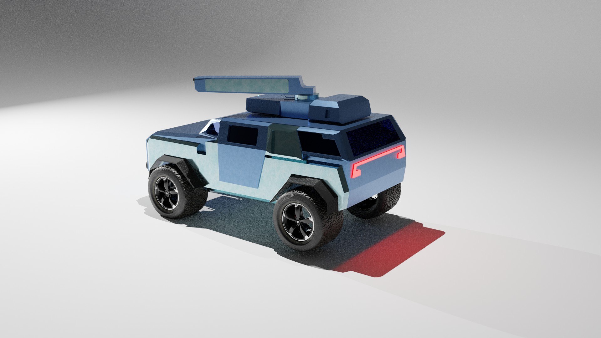 3D Sci-fi Car Game-ready PBR - TurboSquid 2414619