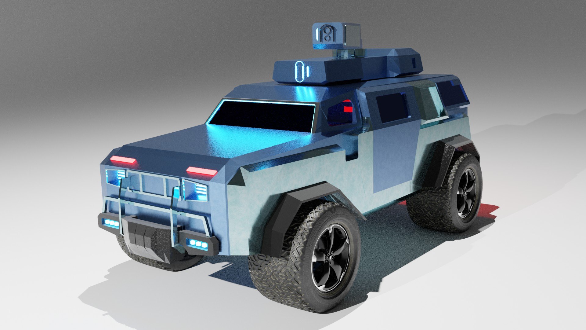 3D Sci-fi Car Game-ready PBR - TurboSquid 2414619