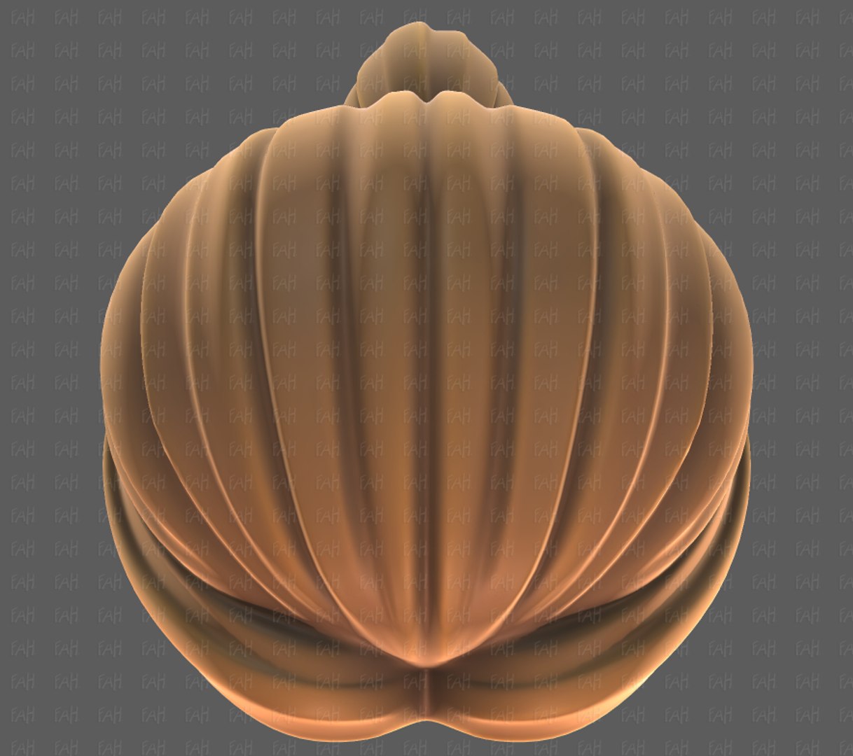 3D Base Hair for girl V54 model - TurboSquid 2080058