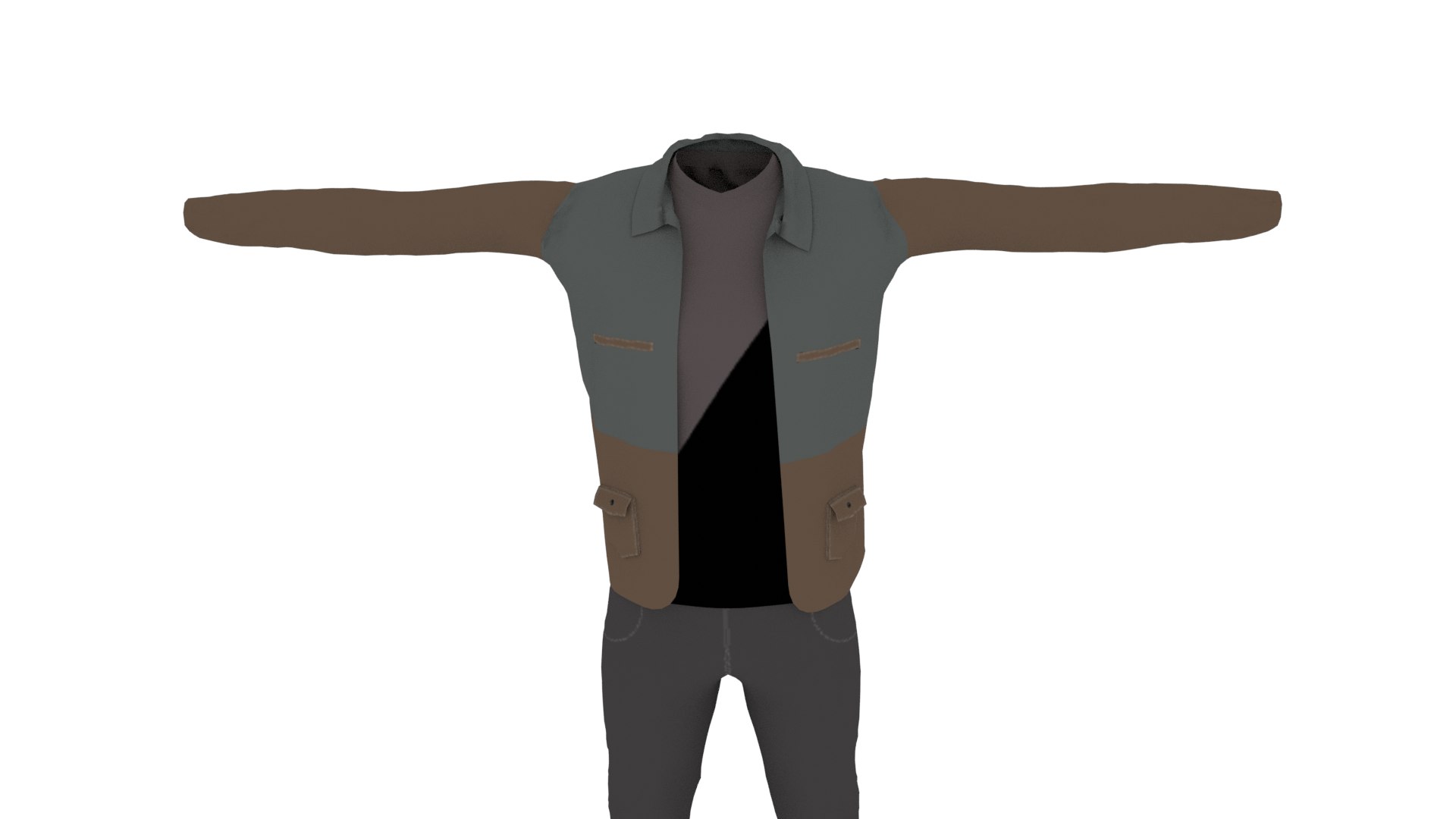 3D Man Clothing Model - TurboSquid 2110411