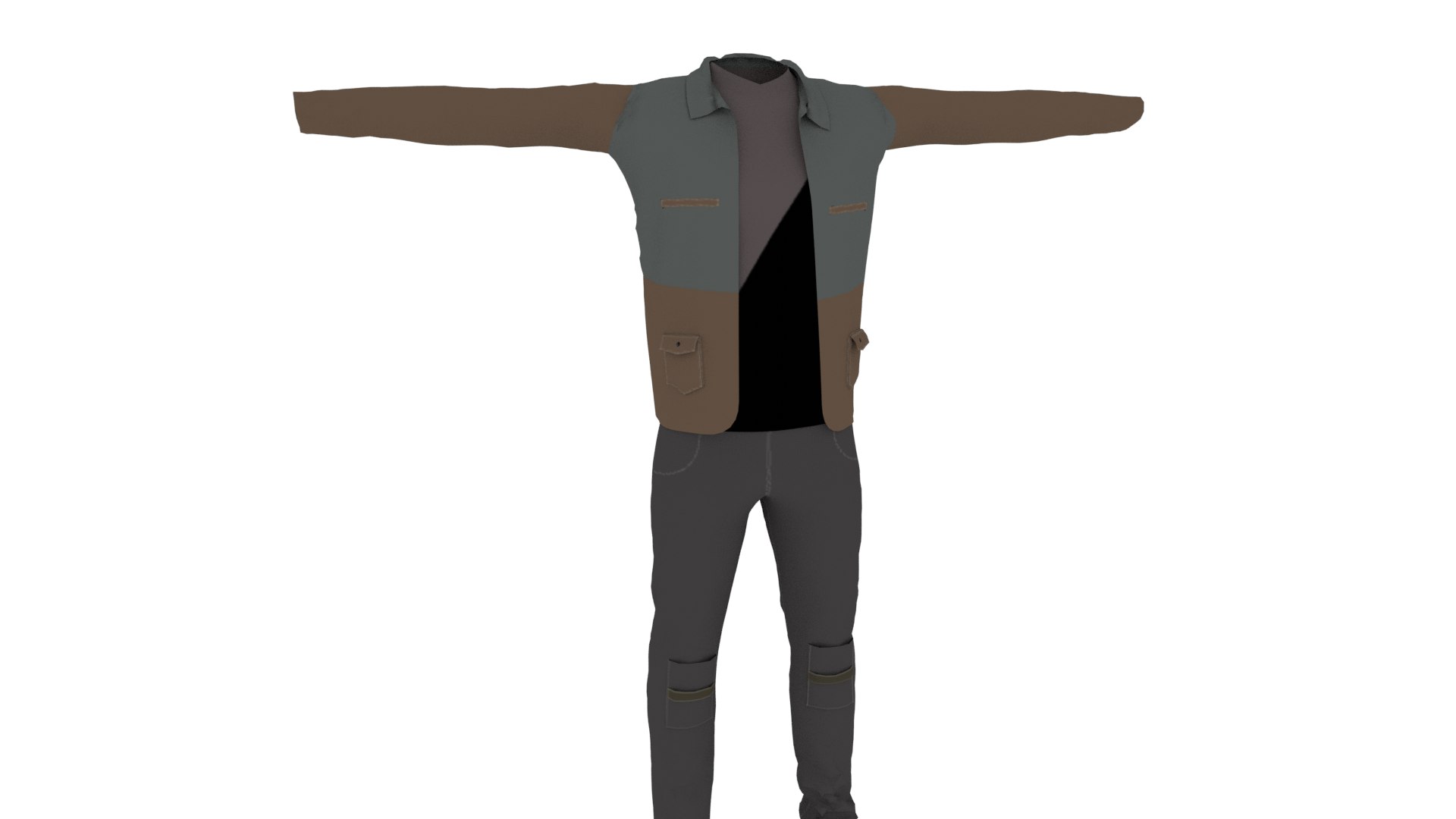 3D Man Clothing Model - TurboSquid 2110411