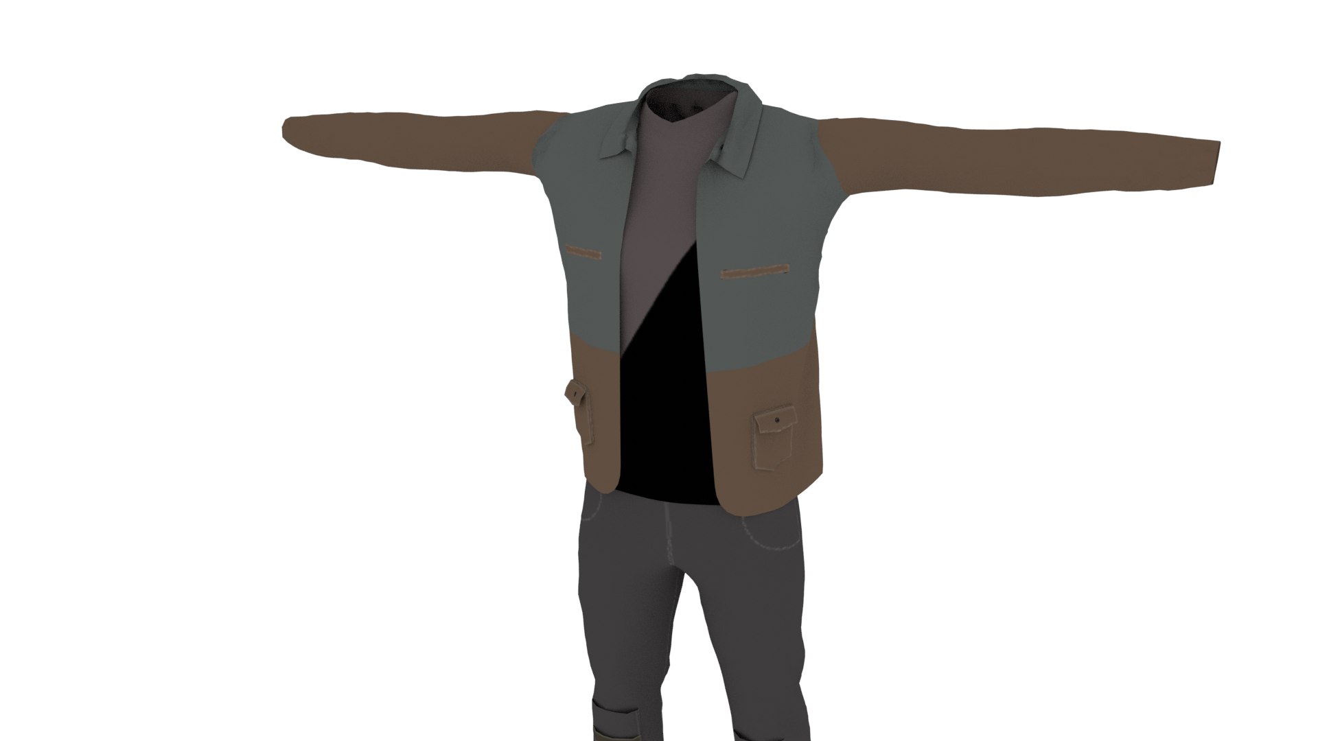 3D Man Clothing Model - TurboSquid 2110411
