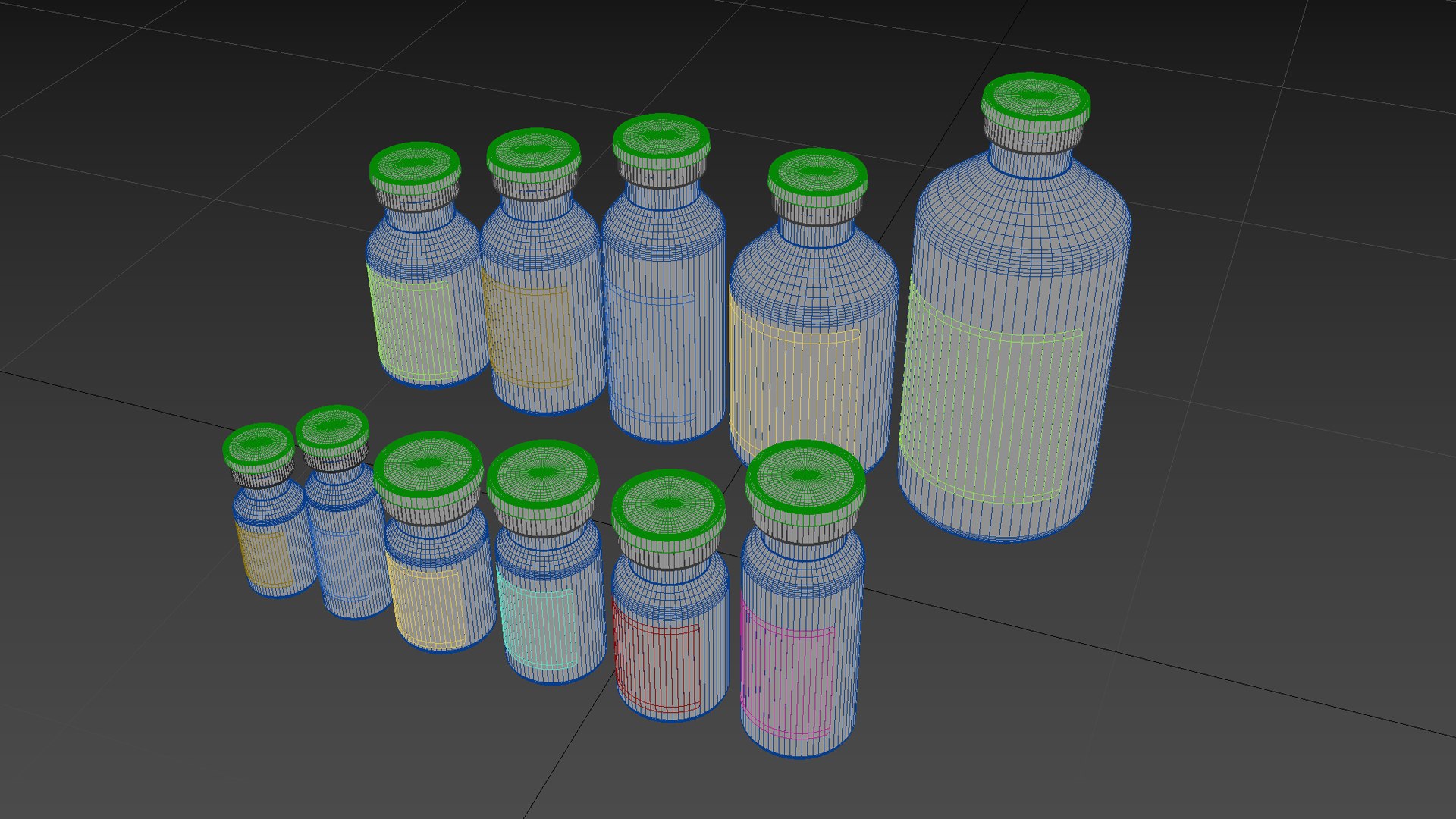 3D Vials Tubular Glass Industry Standard DIN ISO 8362-1 In 11 Sizes ...