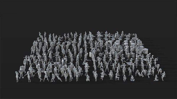 modelo 3d Multitud Set-02 265 - TurboSquid 2124959
