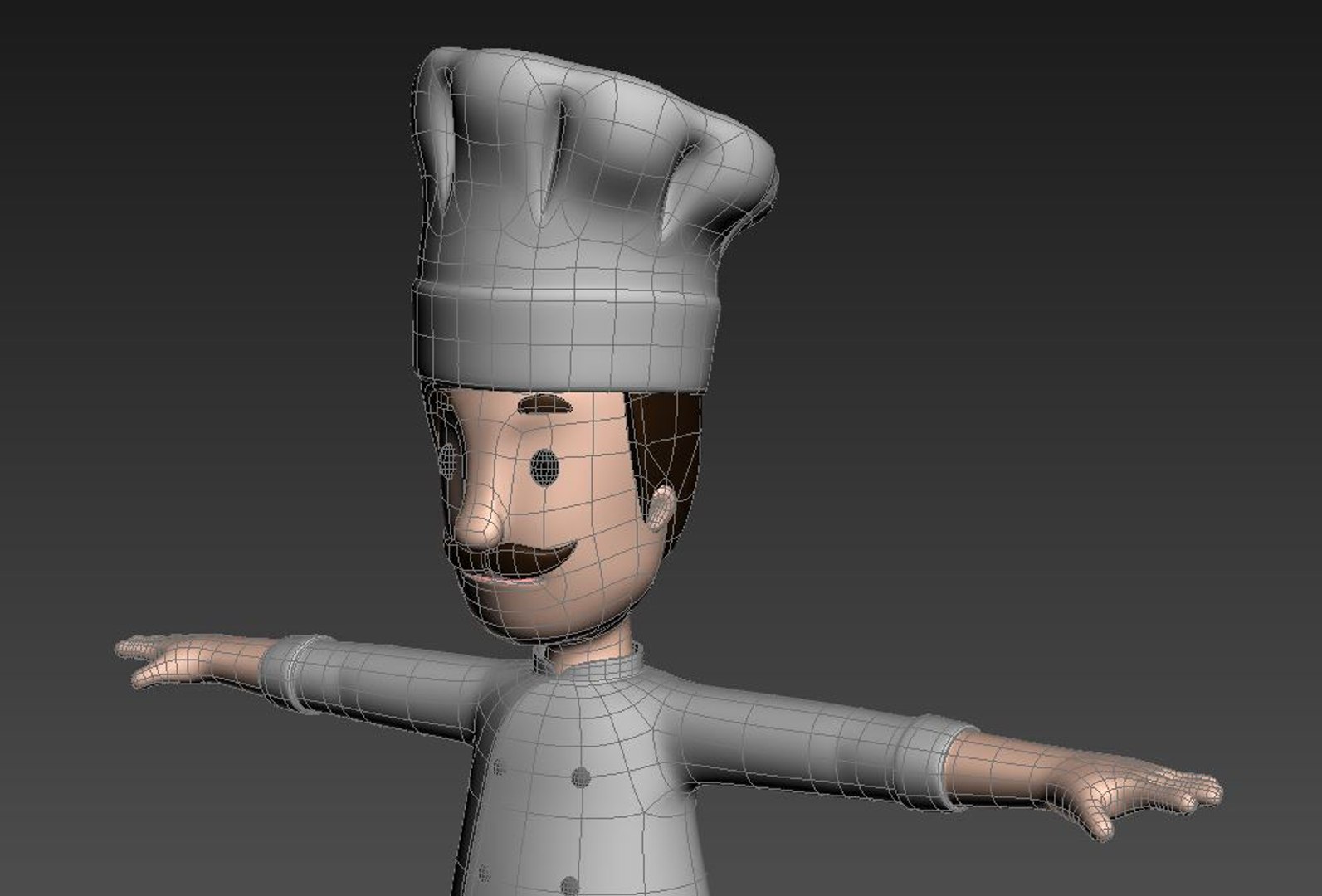 3D Chef Character Cartoon - TurboSquid 1332941