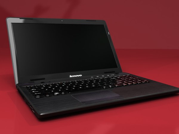 lenovo laptop 3d model