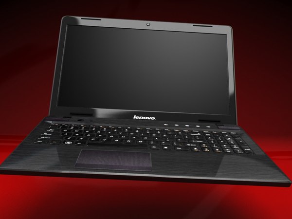 lenovo laptop 3d model