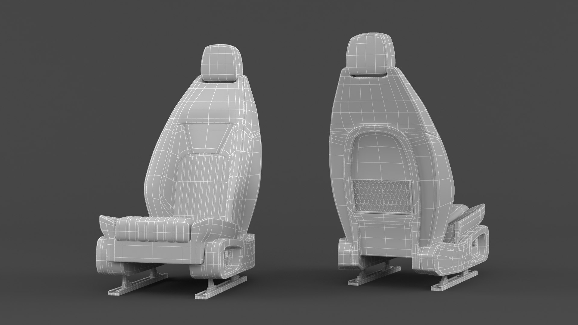3D Car Seat model - TurboSquid 2087960