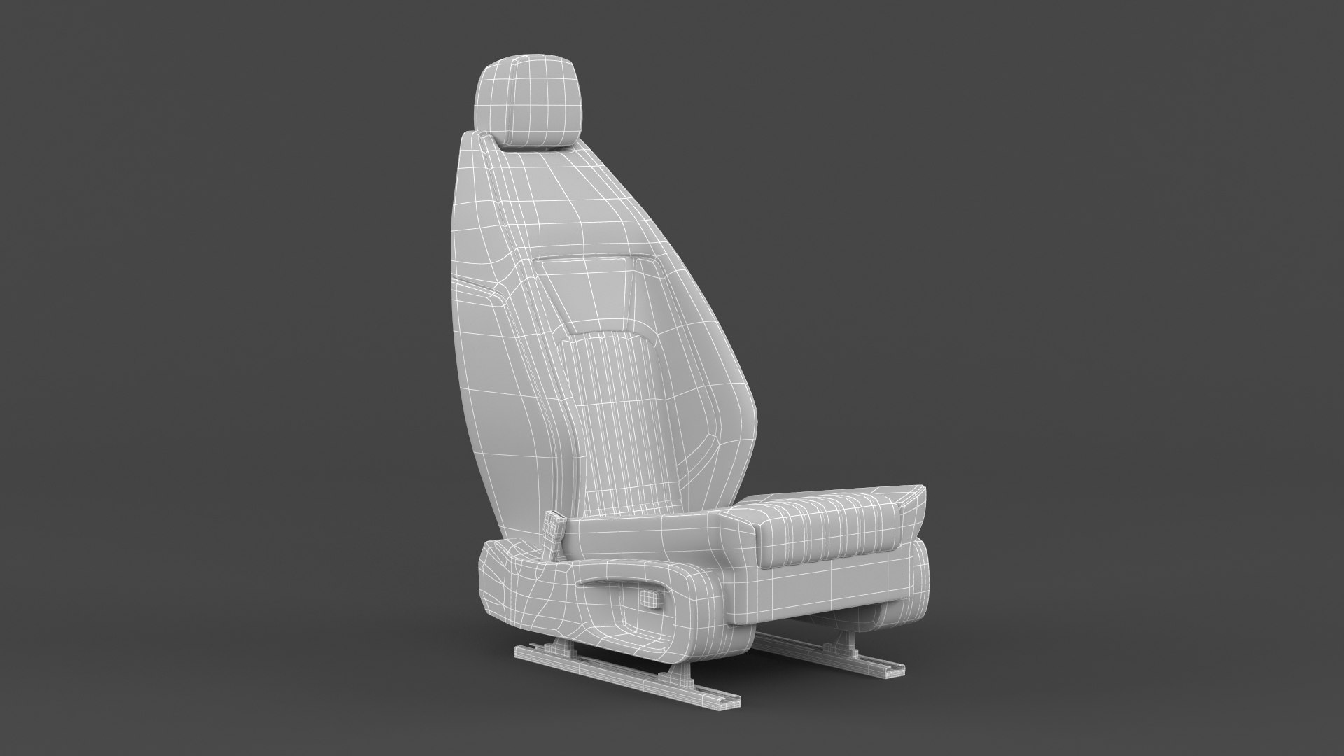 3D Car Seat model - TurboSquid 2087960