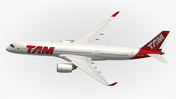 3d model airbus tam
