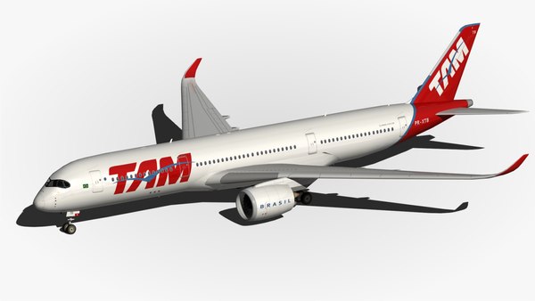 3d model airbus tam