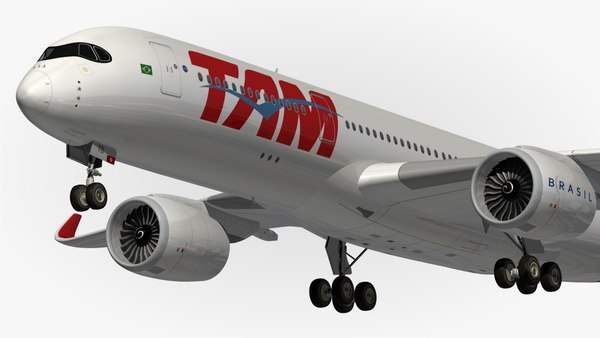 3d model airbus tam