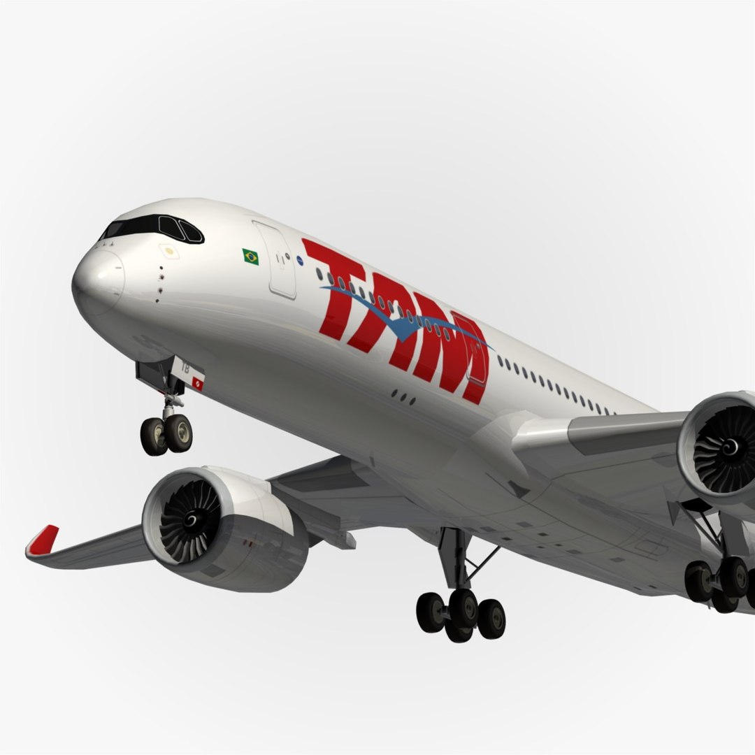 3d model airbus tam