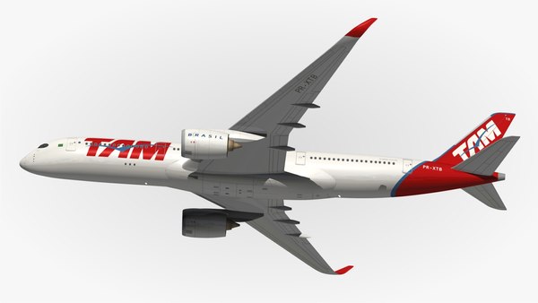 3d model airbus tam