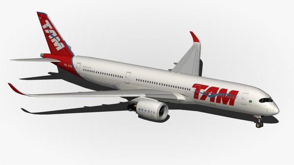 3d model airbus tam
