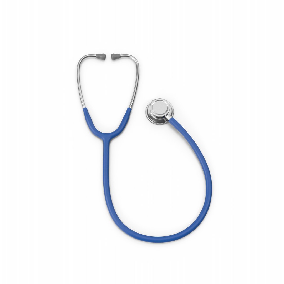Stethoscope Blue 3D Model - TurboSquid 1832254