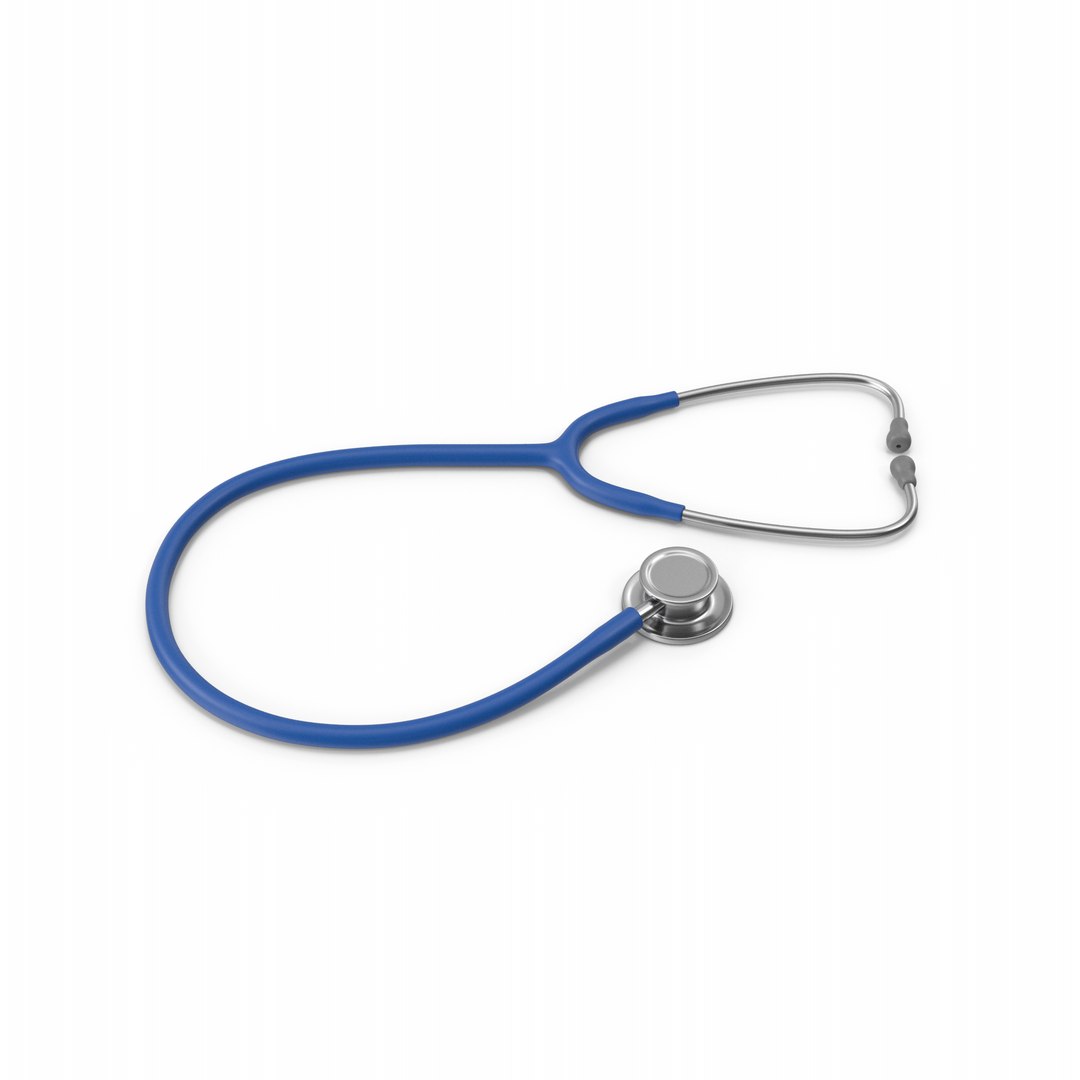 Stethoscope Blue 3D Model - TurboSquid 1832254
