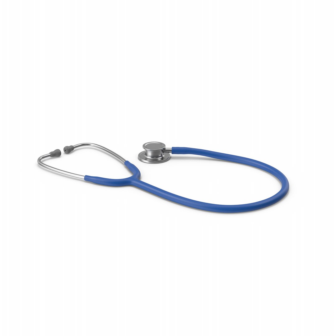Stethoscope Blue 3D Model - TurboSquid 1832254