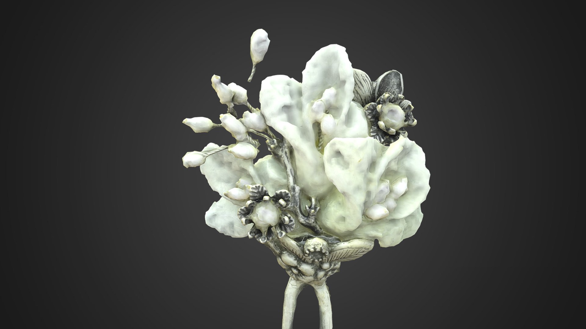 3D Korean Traditional Hairpin Binyeo 2 Model - TurboSquid 2020676