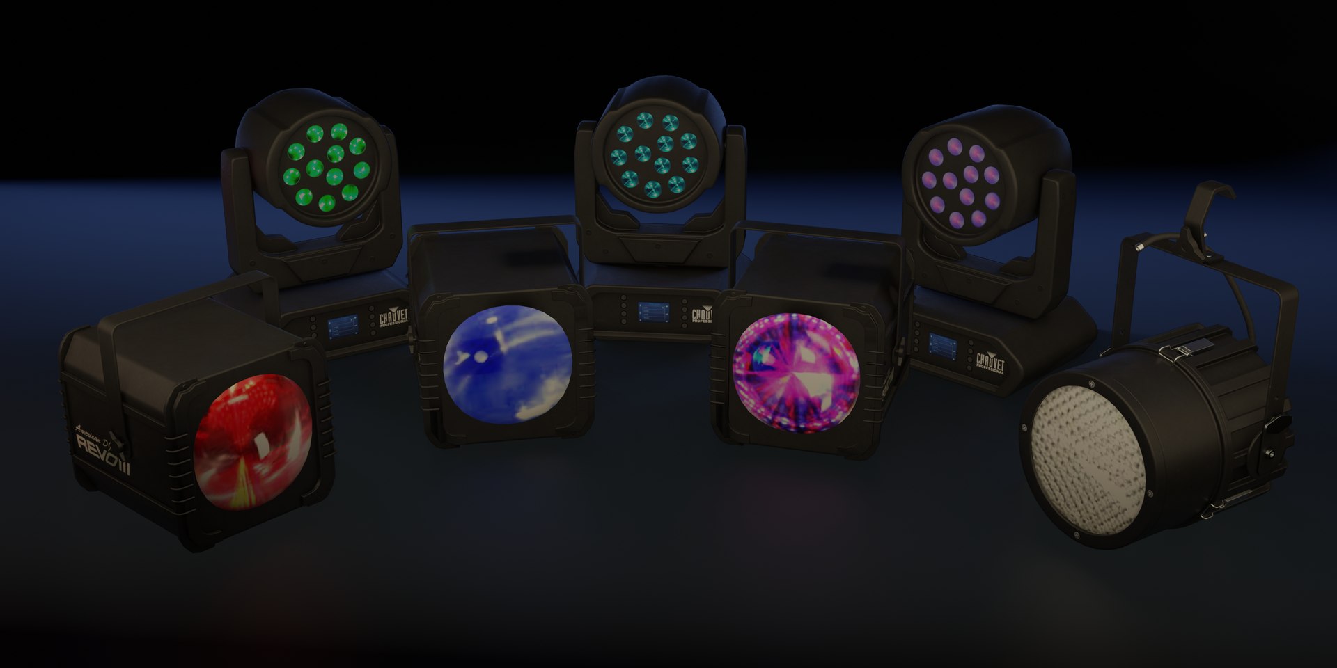 3D stage lighting model - TurboSquid 1655722