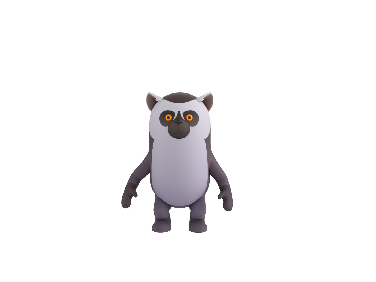 3D Model Rigged Lemur Character - TurboSquid 2021146