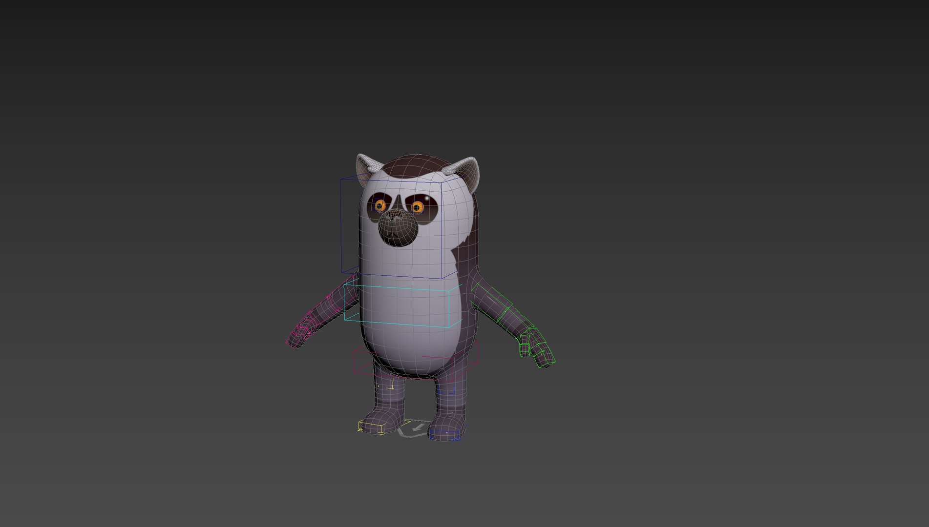 3D Model Rigged Lemur Character - TurboSquid 2021146