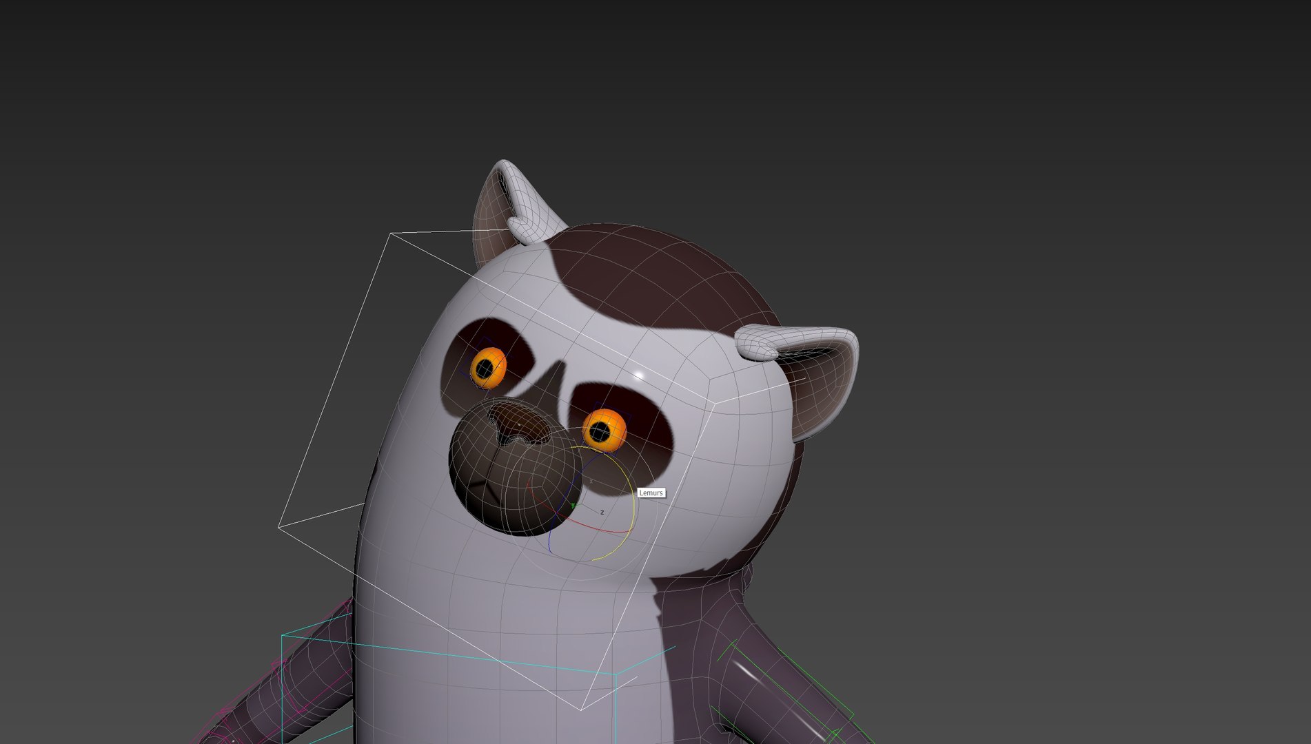 3D Model Rigged Lemur Character - TurboSquid 2021146