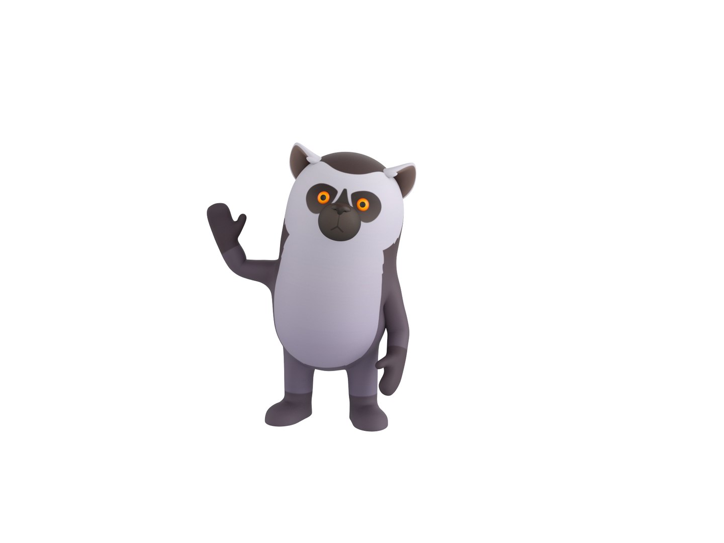 3D Model Rigged Lemur Character - TurboSquid 2021146
