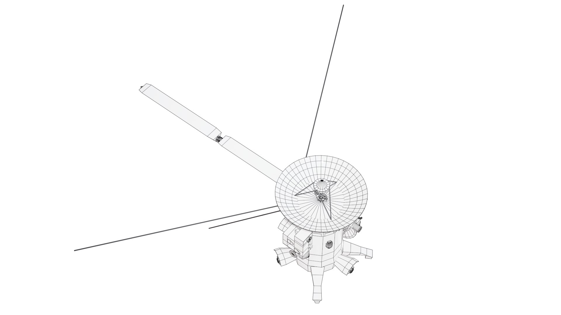 Cassini Orbiter Nasa 3D Model - TurboSquid 1505737