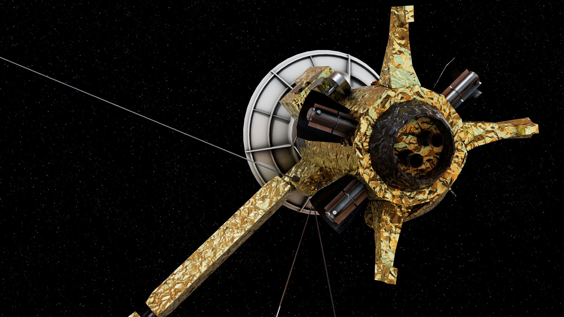 Cassini Orbiter Nasa 3D Model - TurboSquid 1505737