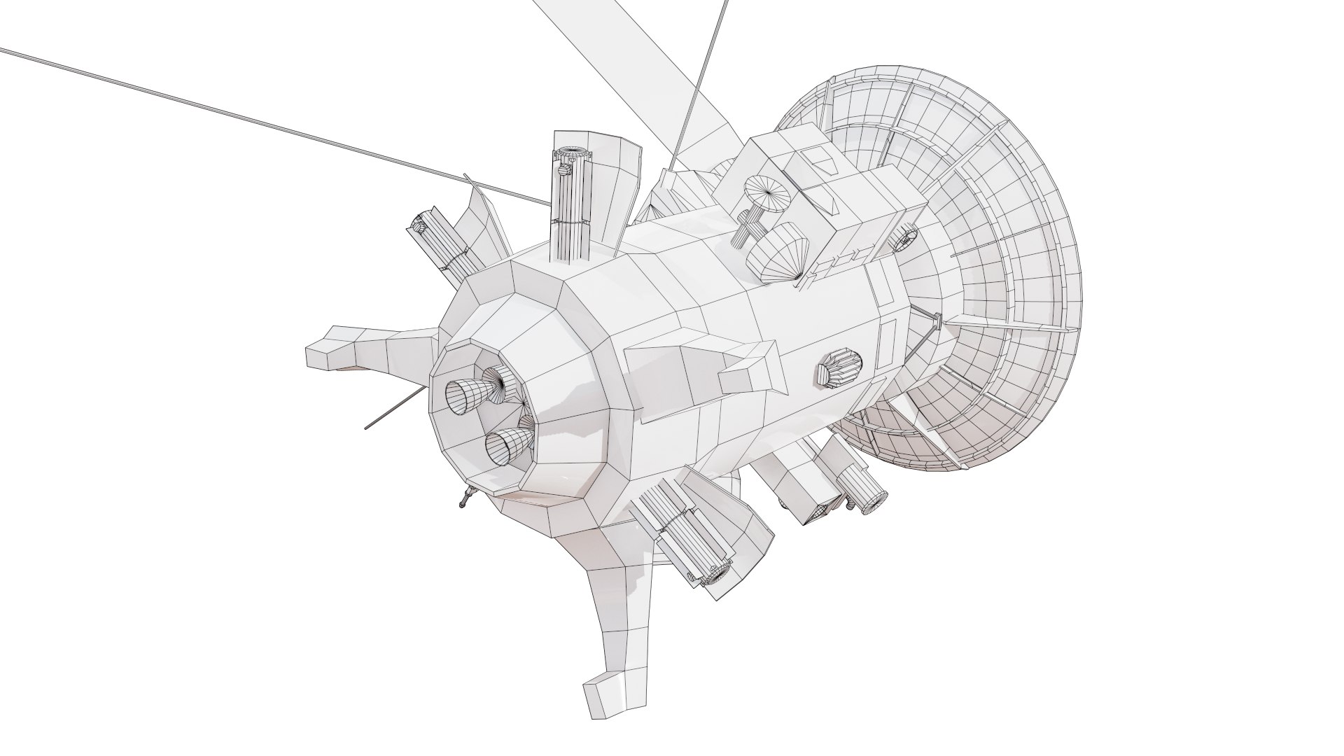 Cassini Orbiter Nasa 3d Model Turbosquid 1505737