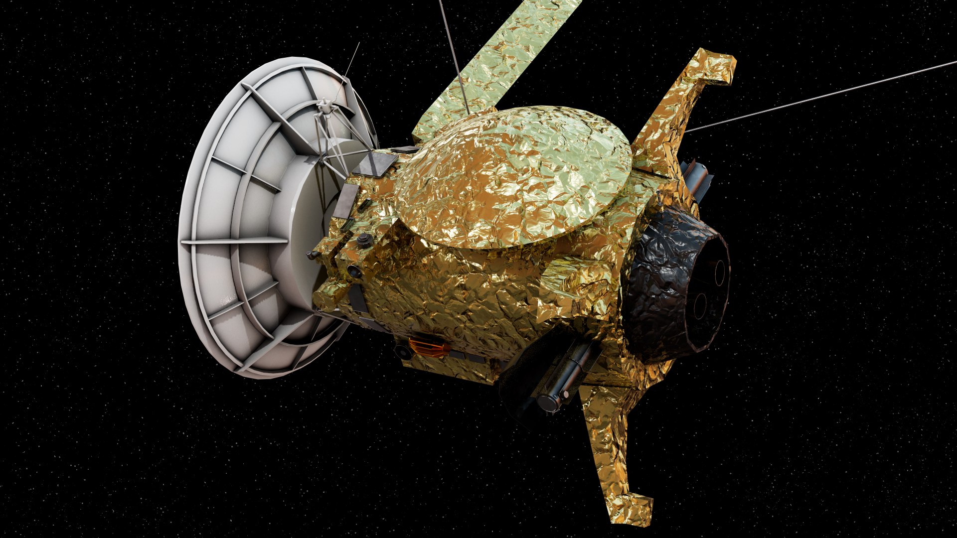 Cassini Orbiter Nasa 3D Model - TurboSquid 1505737