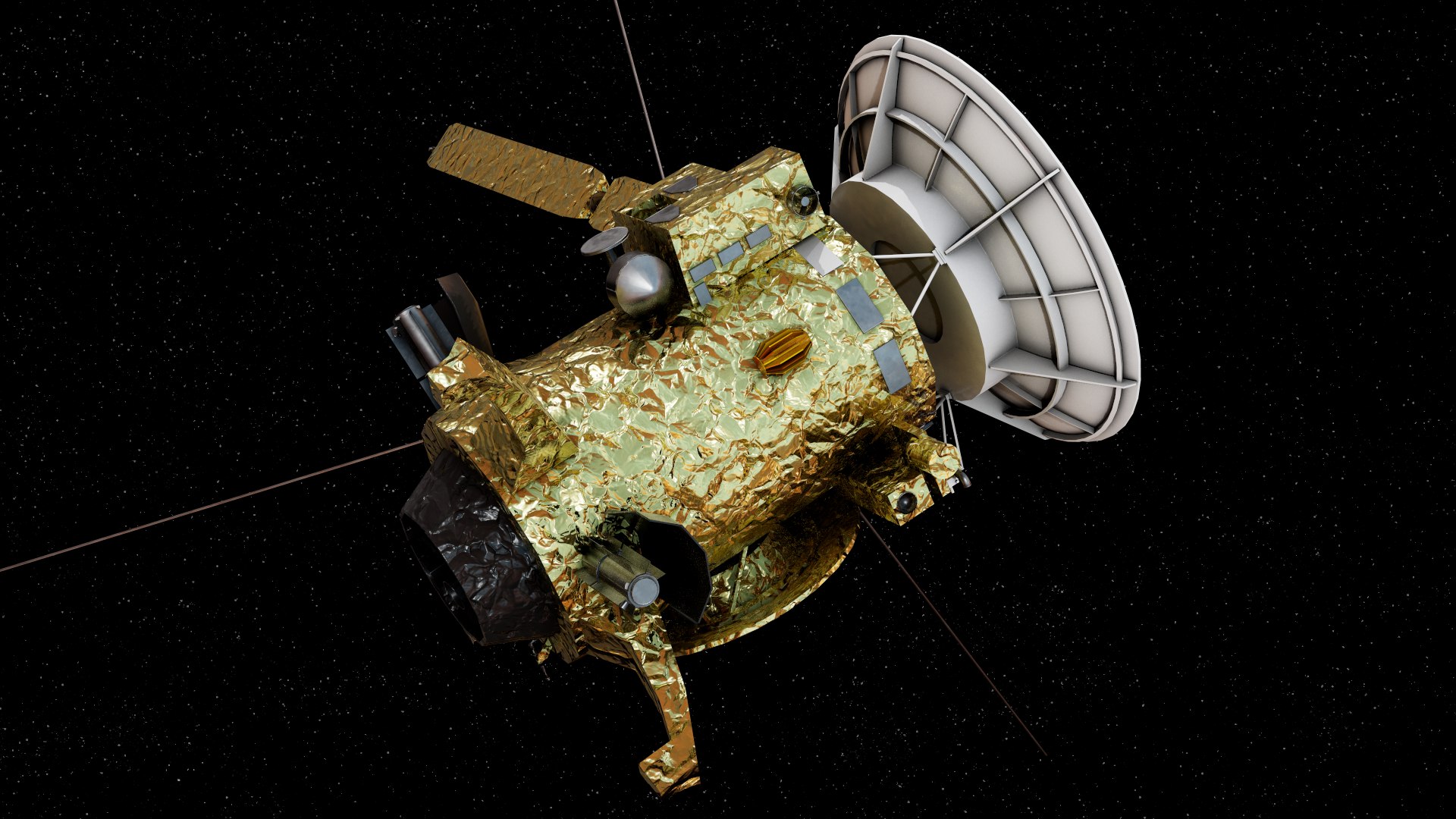 Cassini Orbiter Nasa 3D Model - TurboSquid 1505737