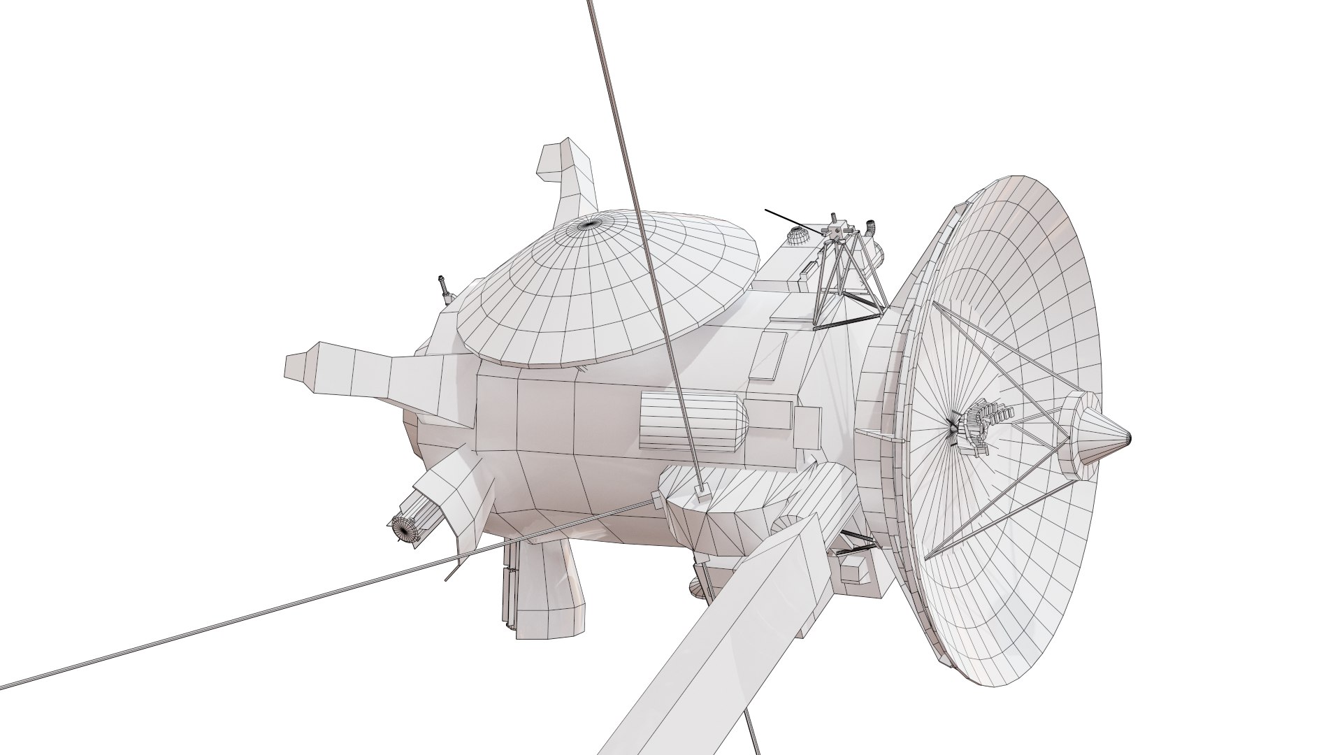 Cassini Orbiter Nasa 3D Model - TurboSquid 1505737