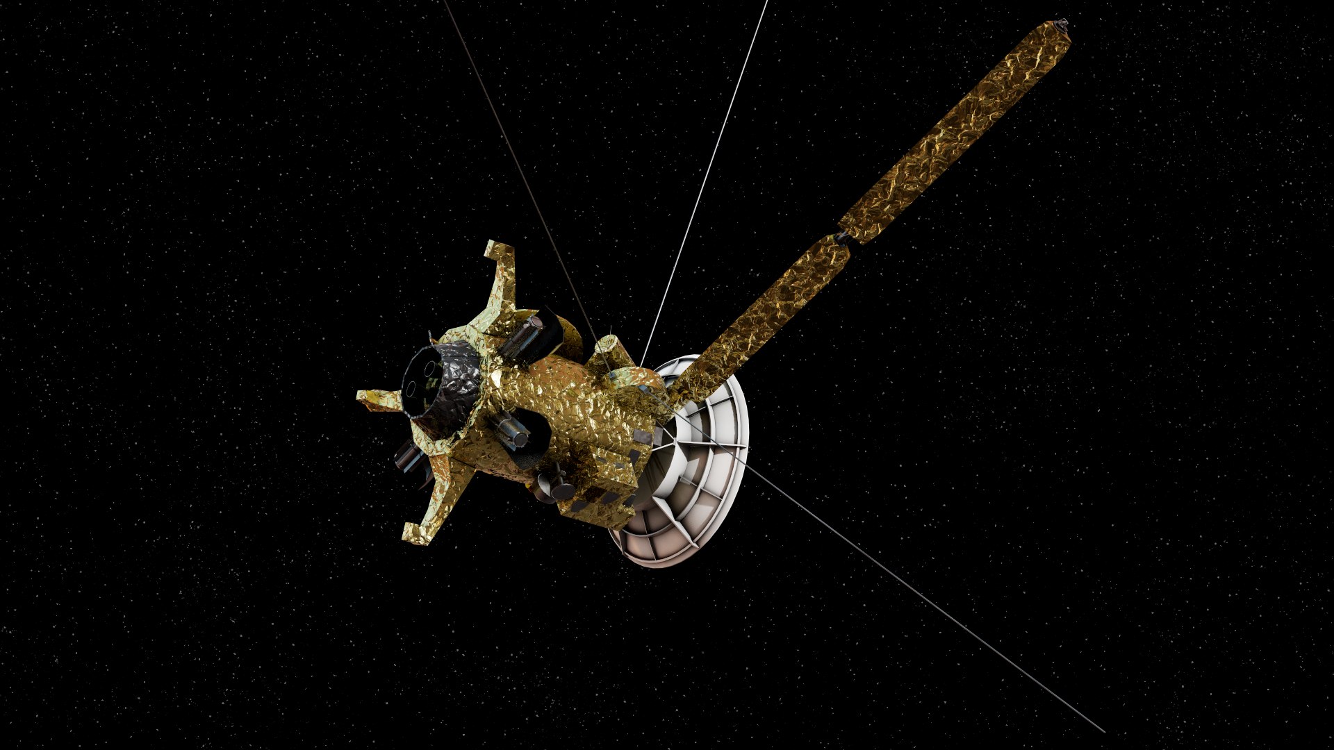 Cassini Orbiter Nasa 3D Model - TurboSquid 1505737