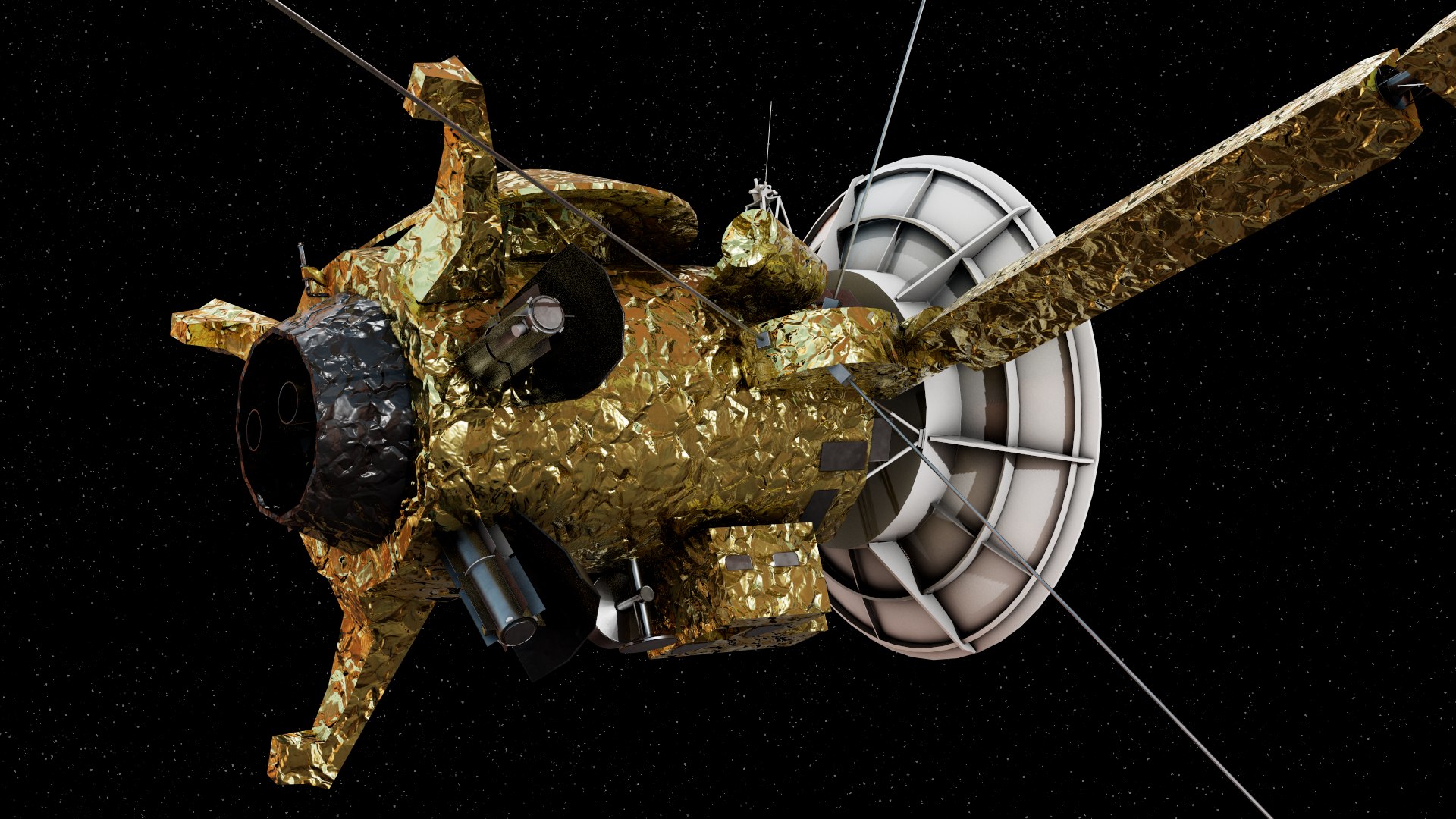 Cassini Orbiter Nasa 3D Model - TurboSquid 1505737