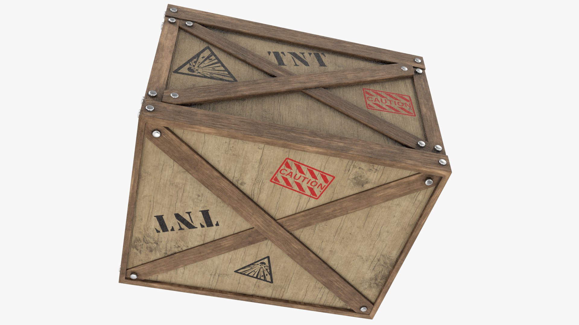 3D Tnt Box V2 Model - TurboSquid 1454438