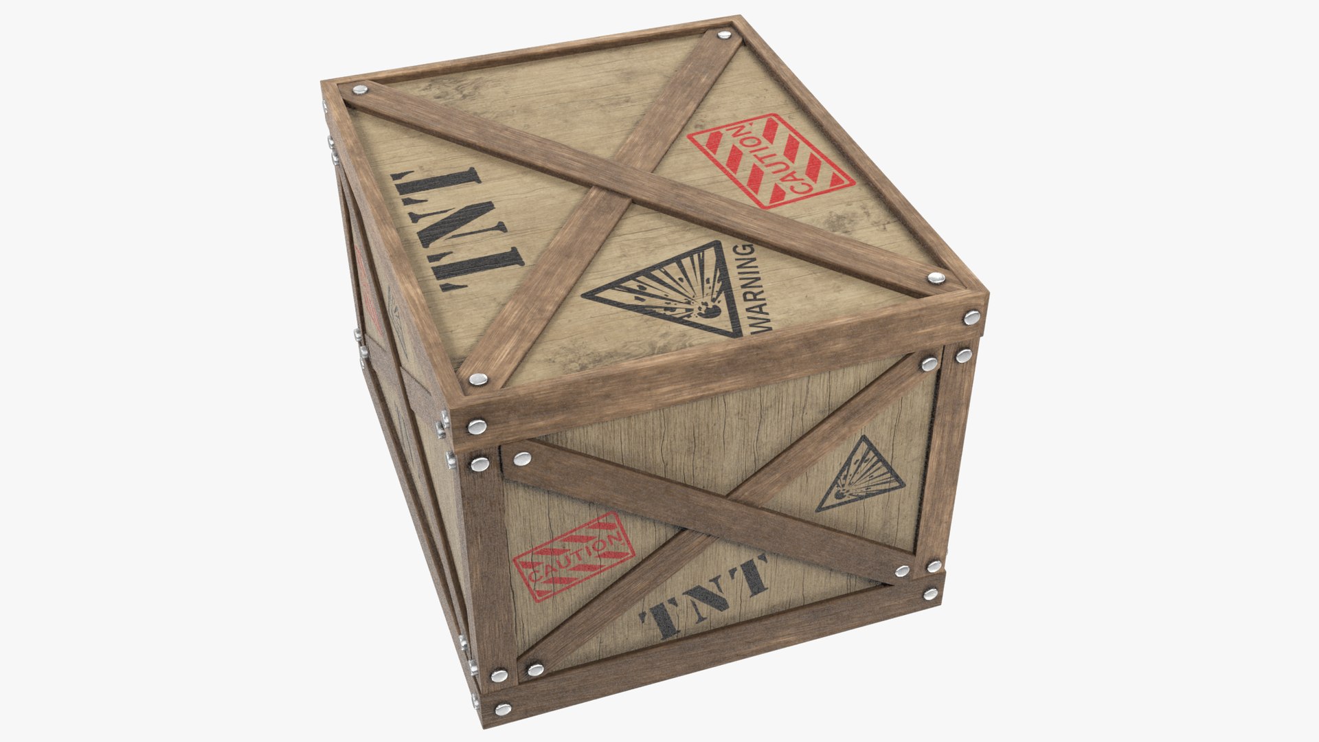 3D Tnt Box V2 Model - TurboSquid 1454438