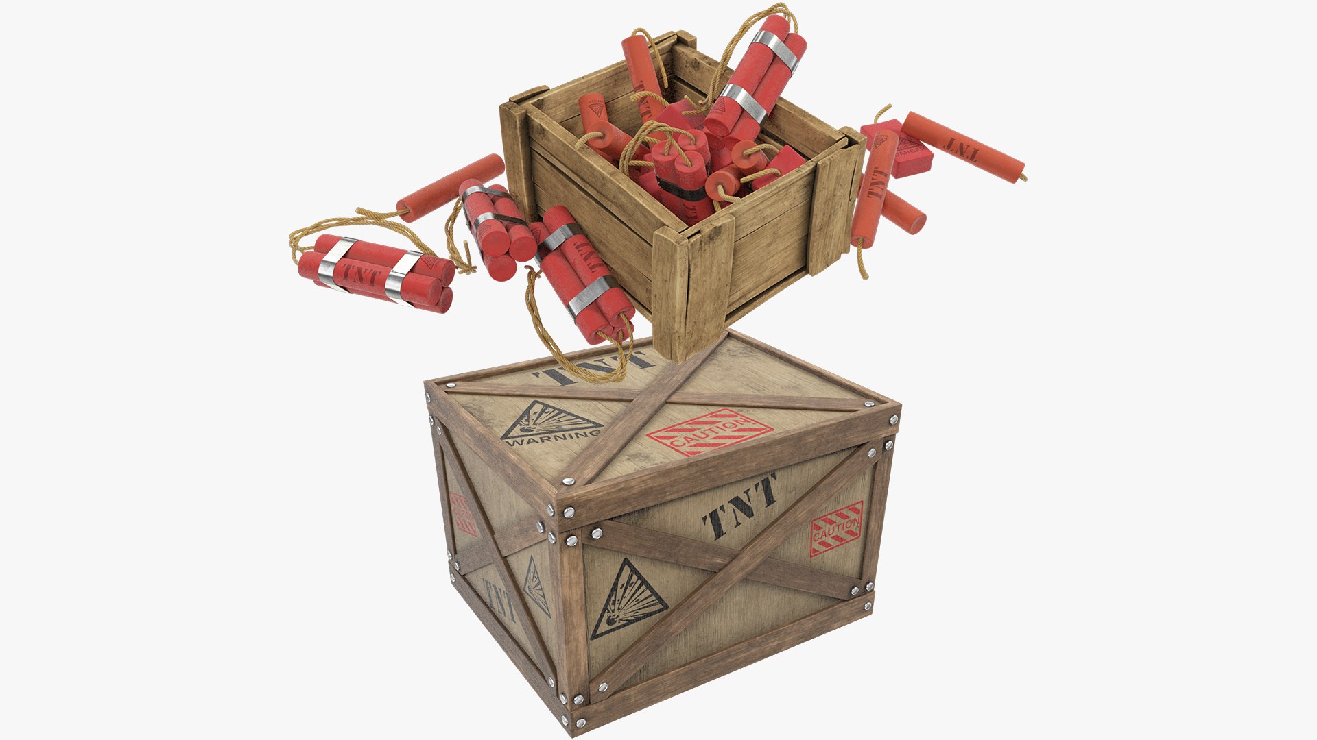 3D tnt box v2 model - TurboSquid 1454438