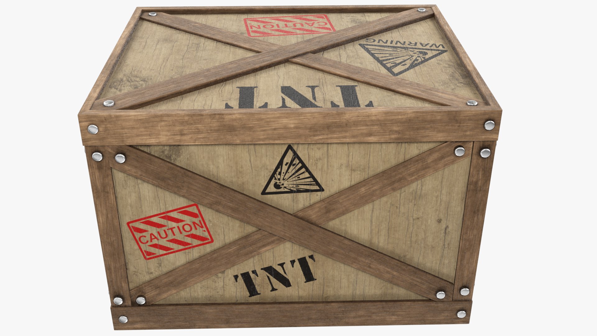 3D Tnt Box V2 Model - TurboSquid 1454438