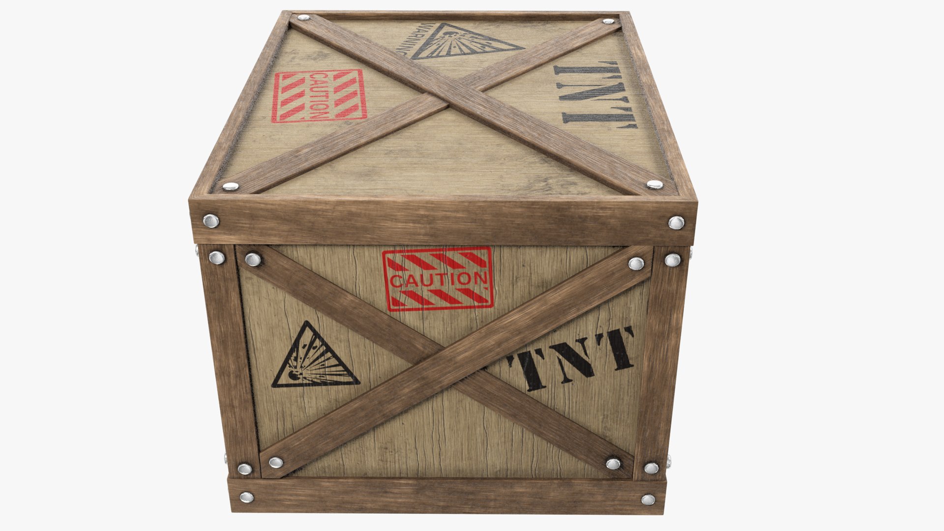 3D Tnt Box V2 Model - TurboSquid 1454438
