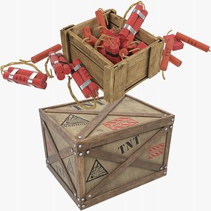 3D dynamite box model - TurboSquid 1643459