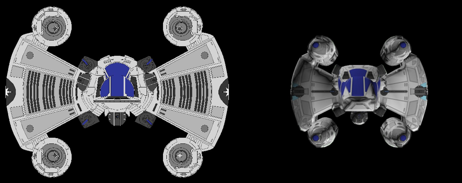 3d Gunstar Starfighter