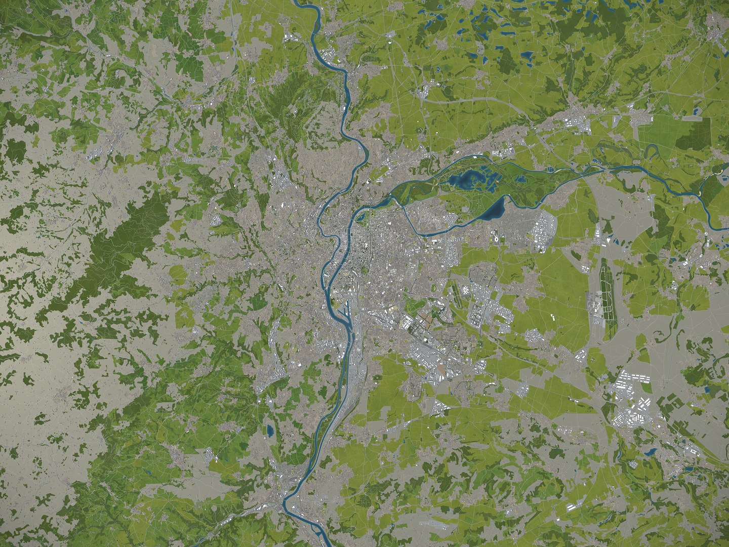 City Lyon 3D Model - TurboSquid 1427889