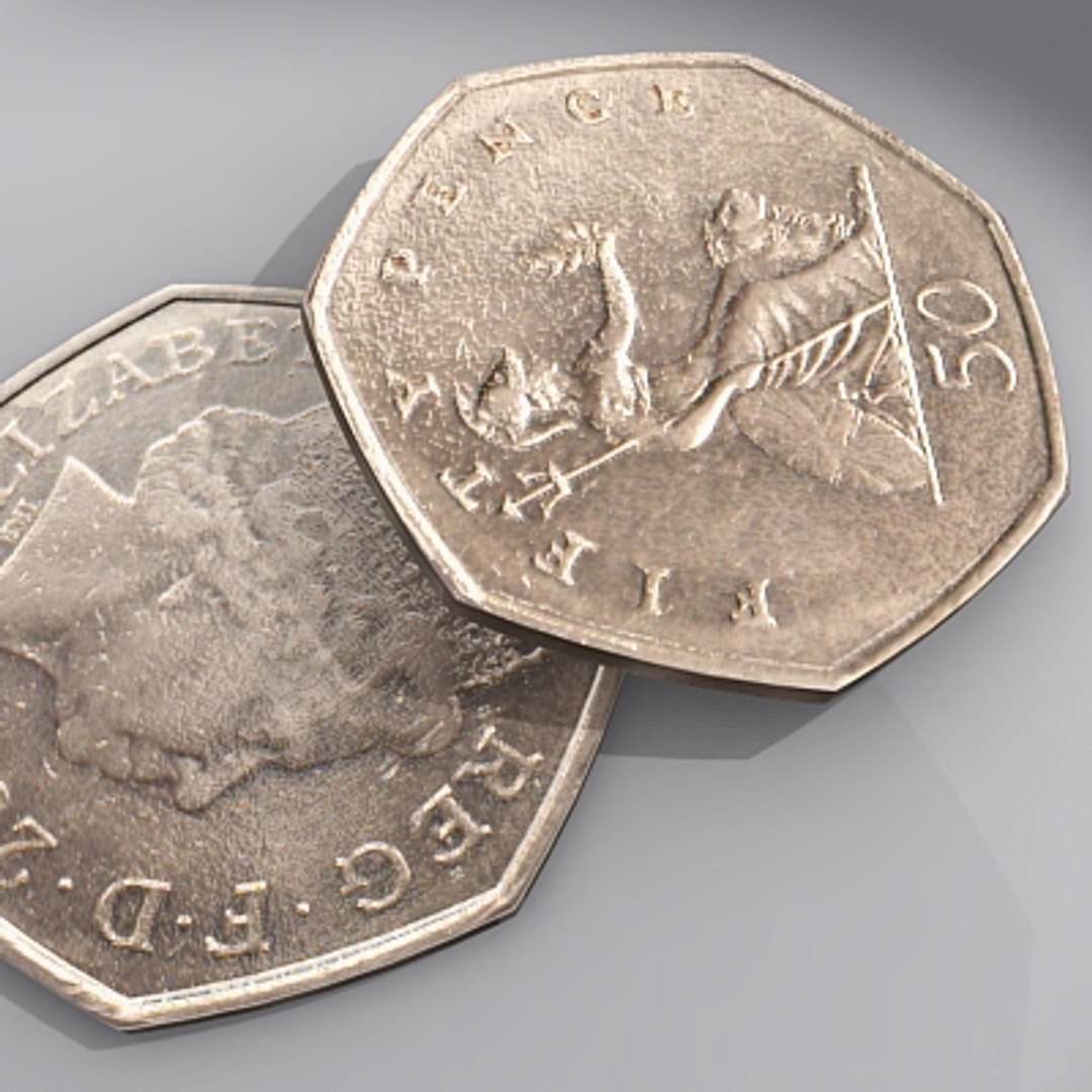 3d Model British Pence