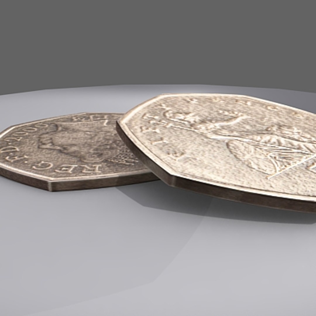 3d Model British Pence