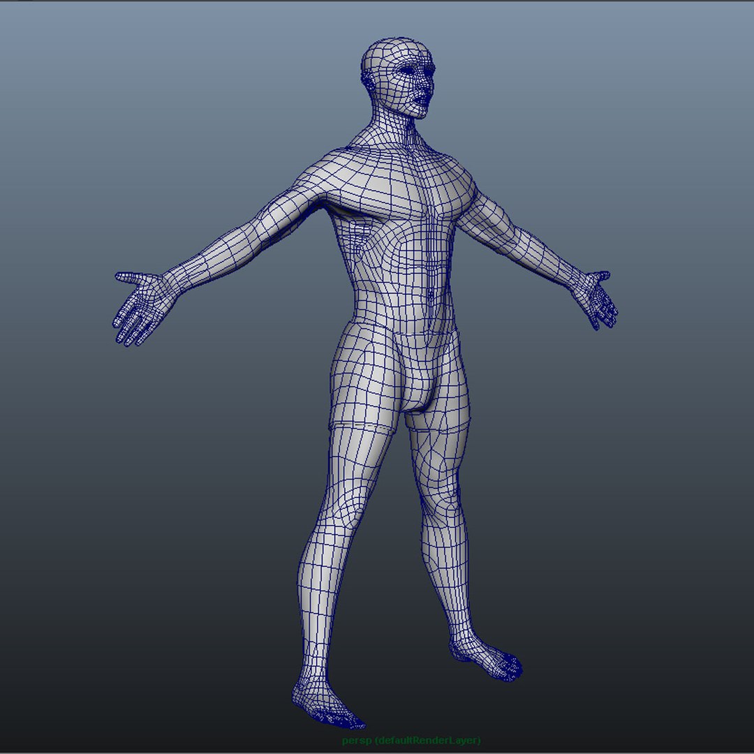 3d Rigged Man Figure