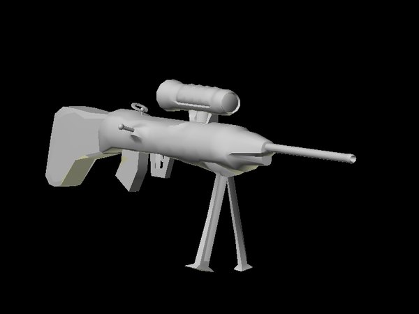 free sniper 3d model