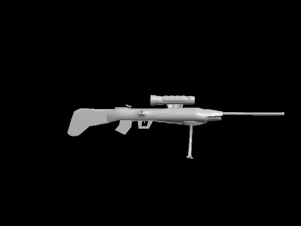 free sniper 3d model