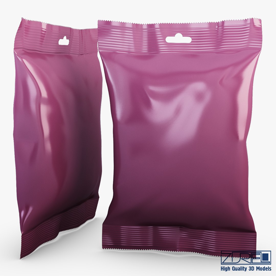 3d Food Packaging V 15 Model